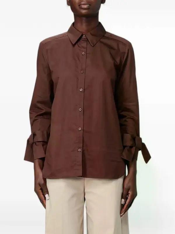 HANITA Bow-detail Shirt