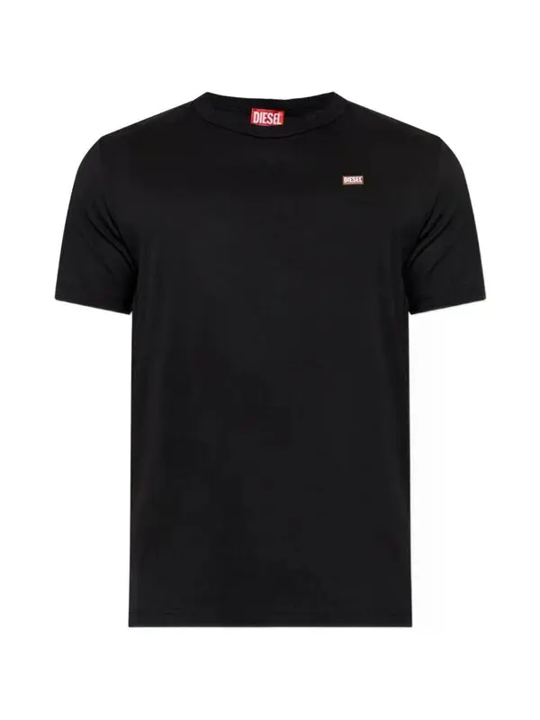 DIESEL® Logo-patch T-shirt - Black