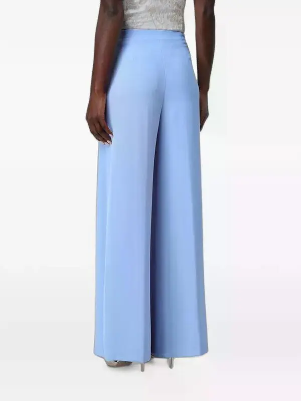 HANITA Crêpe Wide-leg Trousers