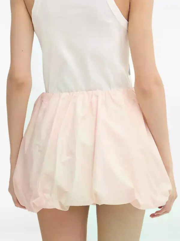 GAUDI Gathered Bubble-hem Mini Skirt