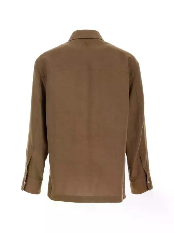 Fendi Logo Embroidered Jacket