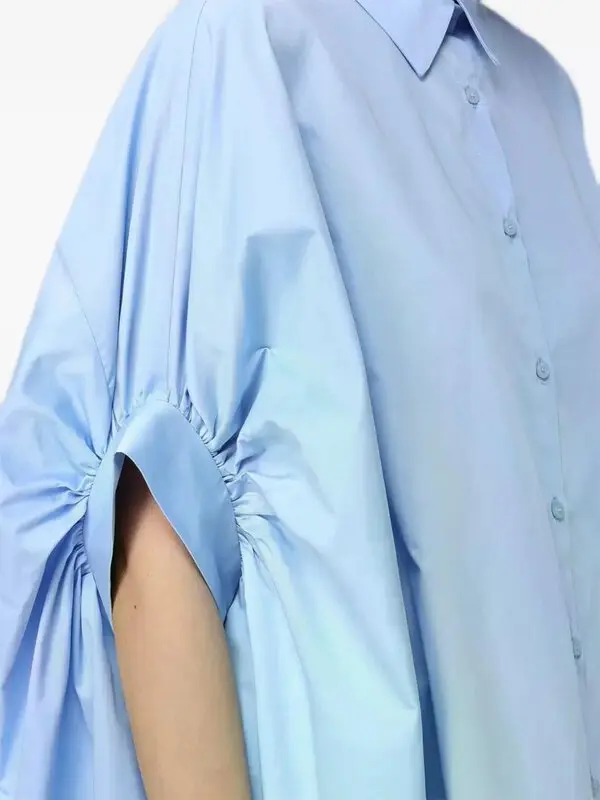 HANITA Gathered Short-sleeve Shirt