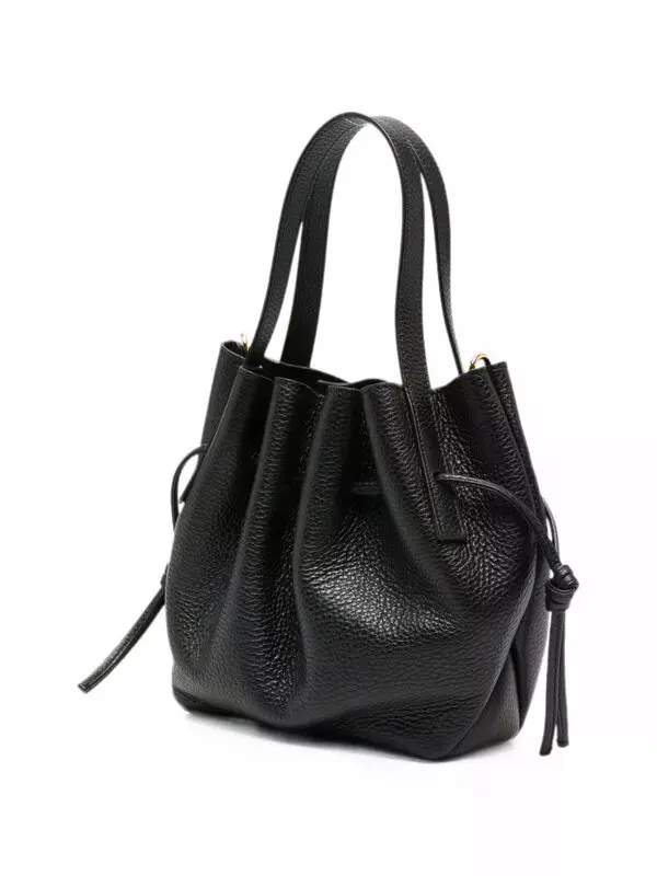 Yuzefi Mini Scallop Pebbled-leather Tote Bag