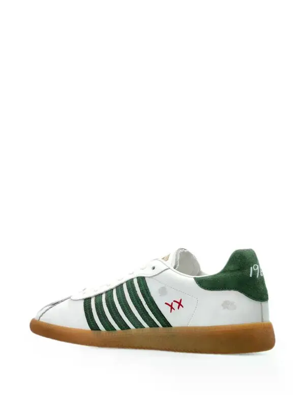 Dsquared2 Rebels Maple-leaf Embroidered Low-top Sneakers