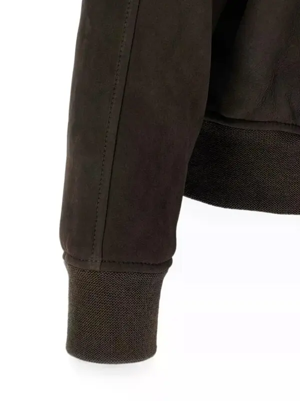 GIORGIO BRATO Shearling-collar Suede Jacket