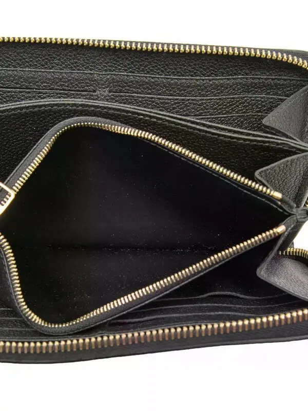 LOUIS VUITTON 2010-2026 Bicolor Monogram Empreinte Giant Zippy Wallet Long Wallets