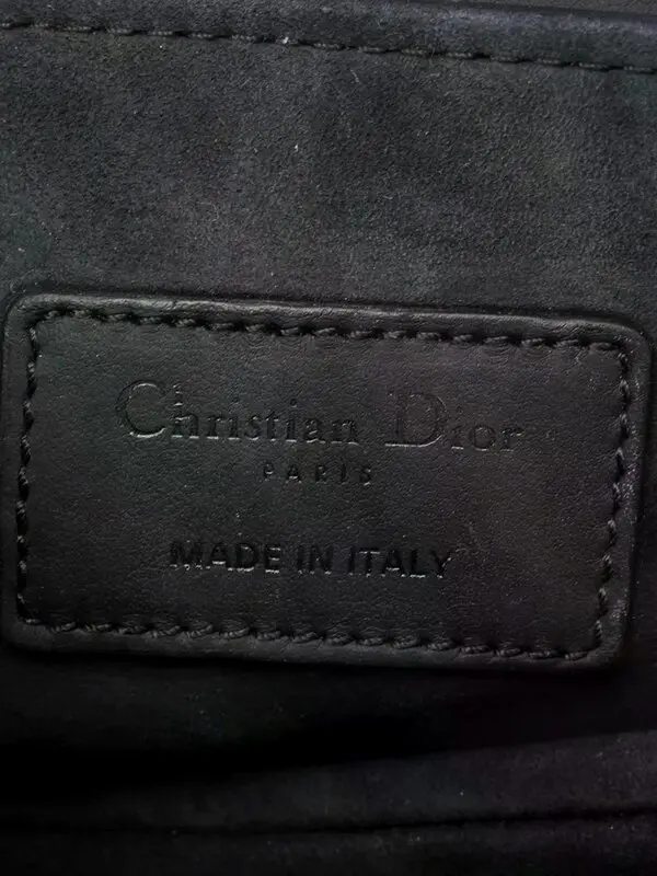 Dior 2000-2018 Mini Leather Saddle Bag Satchel