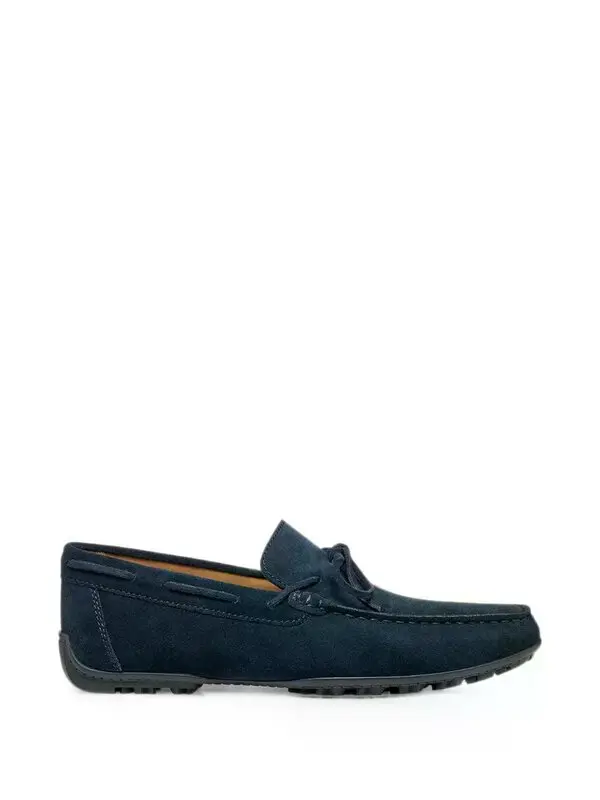 Geox Kosmopolis + Grip Bow-detail Suede Loafers