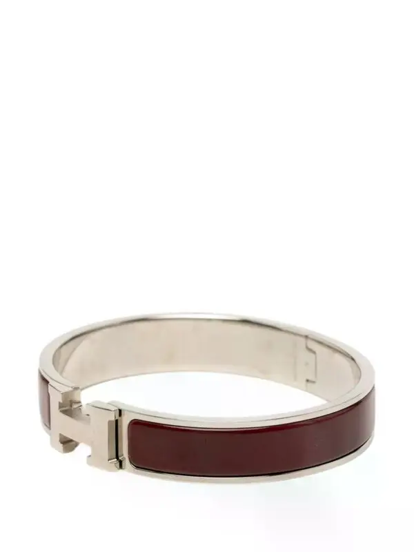 Hermès Enamel Clic H Bracelet Pm