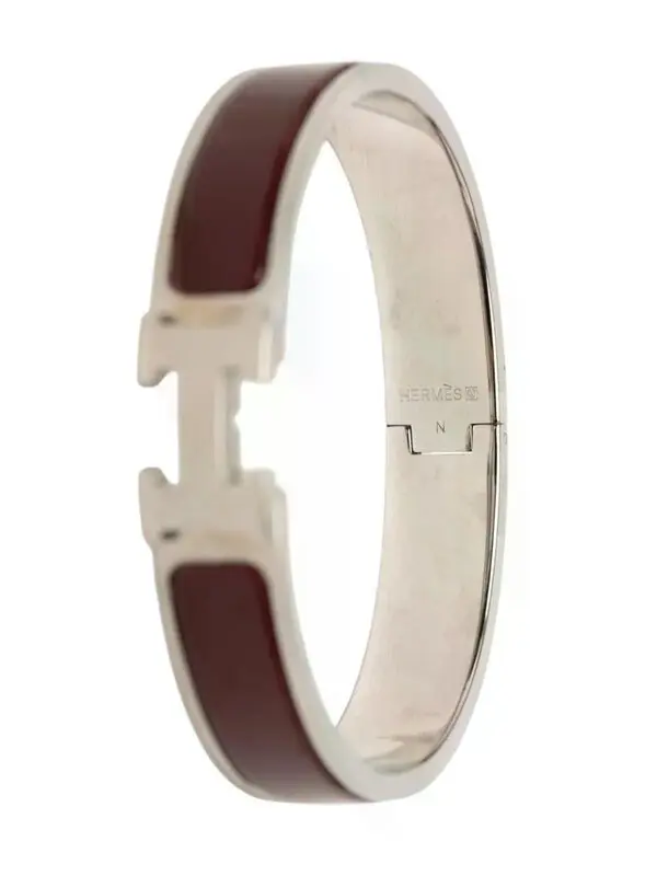 Hermès Enamel Clic H Bracelet Pm
