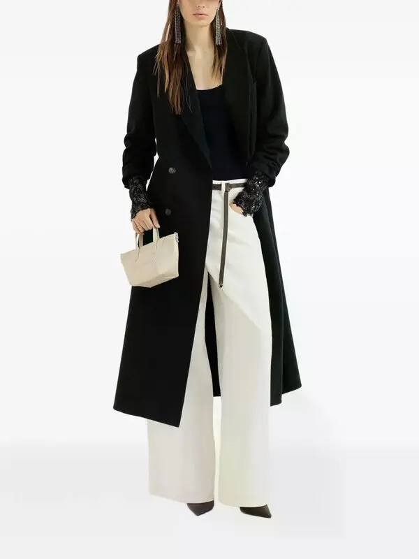 Brunello Cucinelli Double-breasted Belted Coat