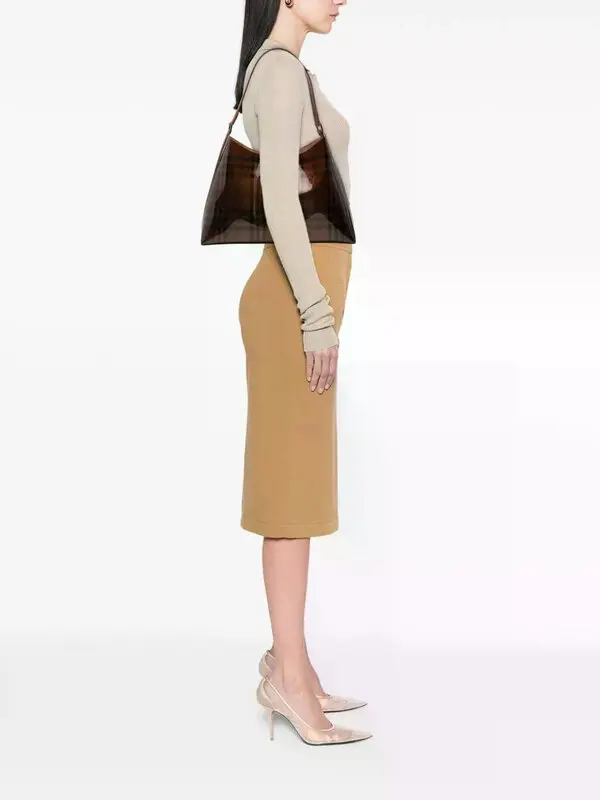 Burberry 2000-2017 Haymarket Check Pvc Shoulder Bag