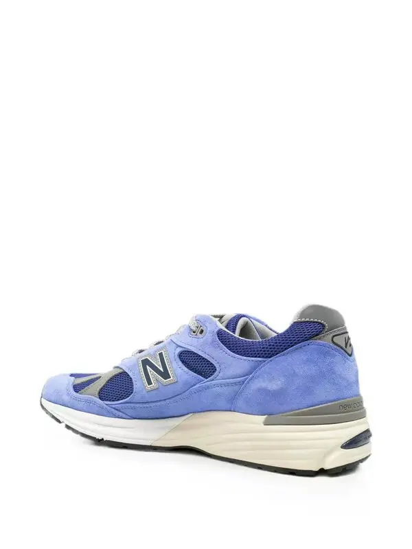 NEW BALANCE 991 "n" Logo Detail Sneakers - Blue