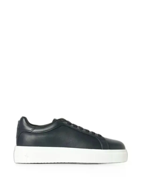 Paciotti Logo-detail Leather Sneakers