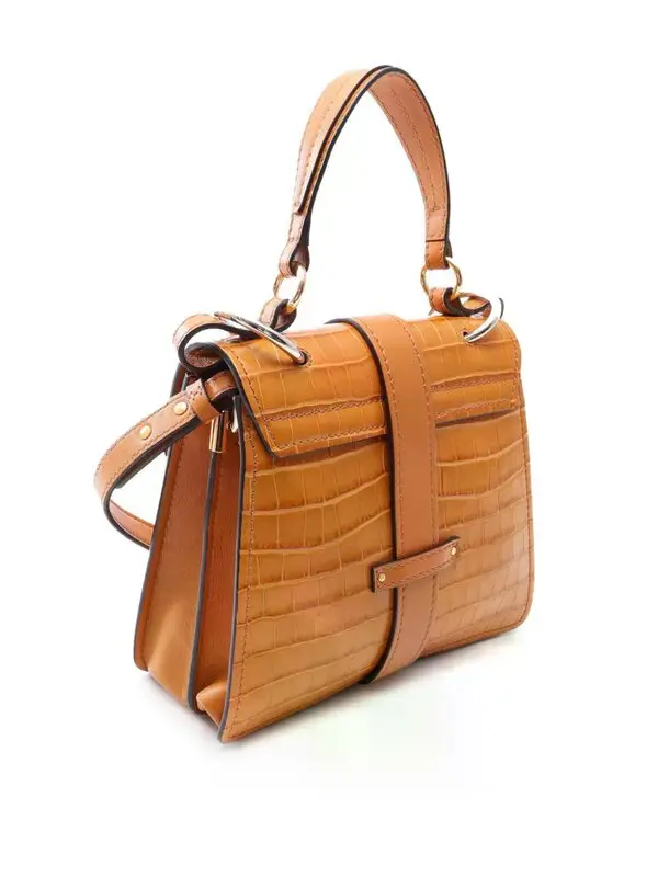 Chloé 2010-2026 Crocodile Embossed Aby Satchel