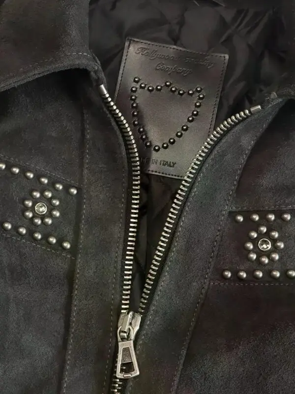 HTC LOS ANGELES Francisville Studded Suede Jacket