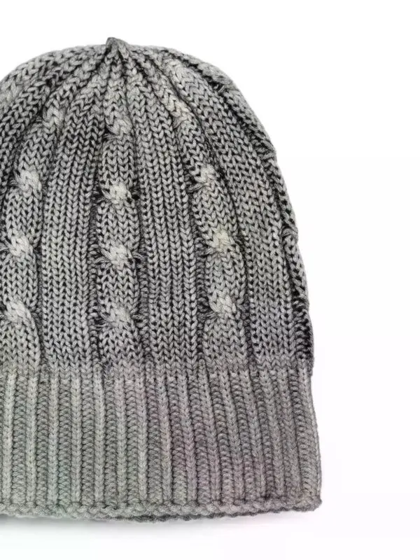 Avant Toi Cable-knit Beanie Hat