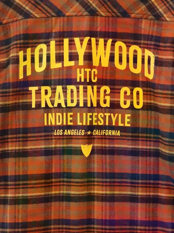 HTC LOS ANGELES Plaid Graphic-print Shirt