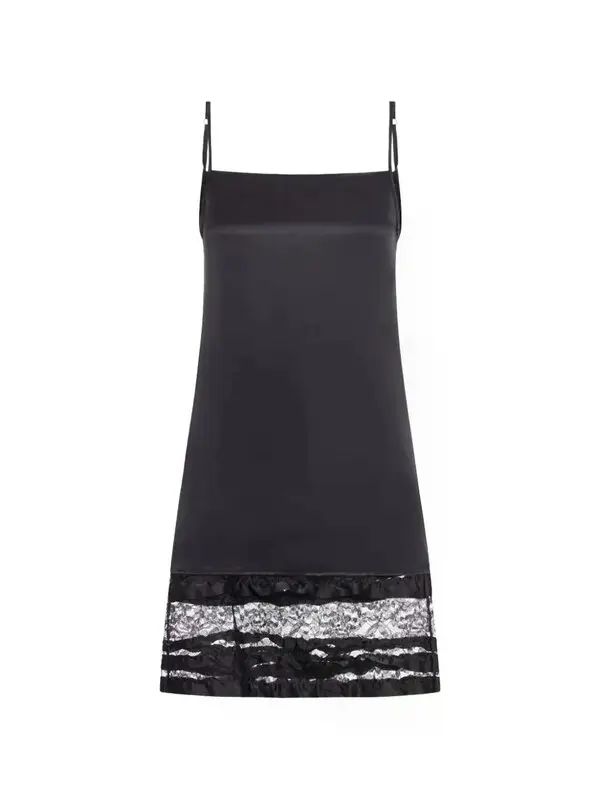 NICCOLO PASQUALETTI Lace-panelled Mini Slip Dress