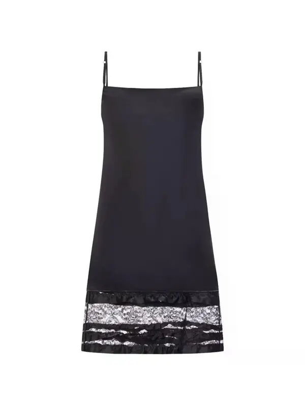 NICCOLO PASQUALETTI Lace-panelled Mini Slip Dress