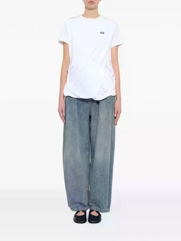 Loewe Asymmetric Draped T-shirt