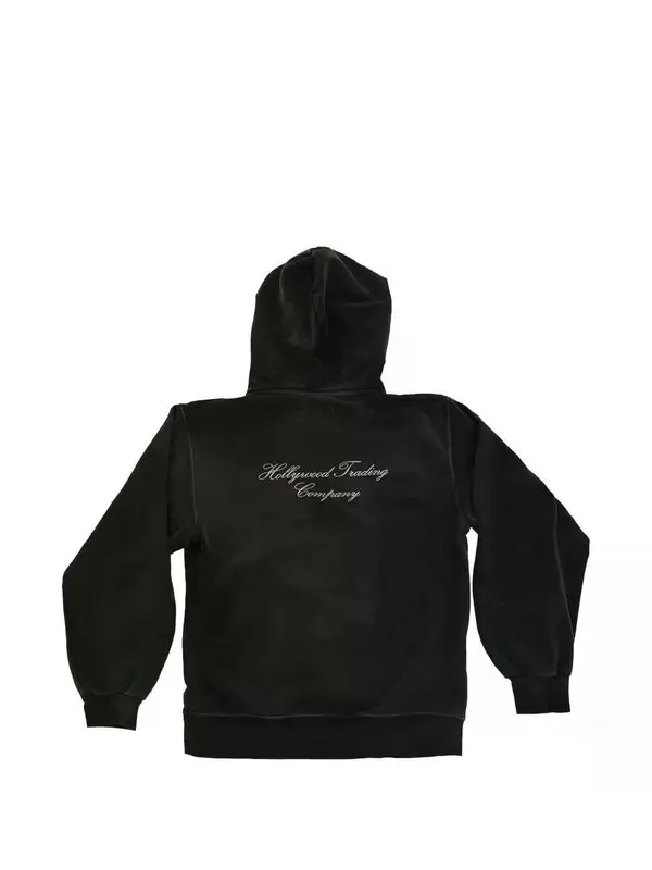 HTC LOS ANGELES Zip-up Logo-print Hoodie