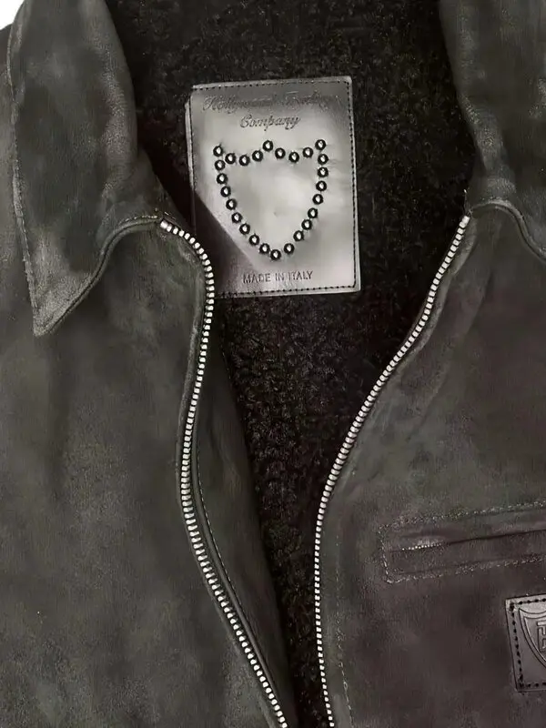 HTC LOS ANGELES Zip-up Suede Jacket