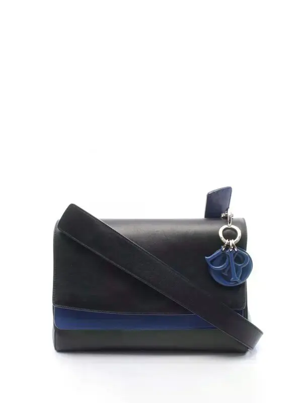Dior 2014-2016 Medium Calfskin Be Double Flap Shoulder Bag