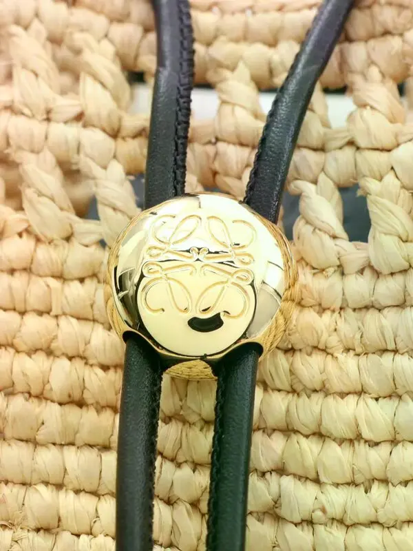 Loewe Raffia Crossbody Bag - Neutrals