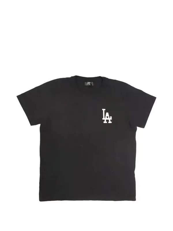 HTC LOS ANGELES Logo-print Cotton T-shirt - Black