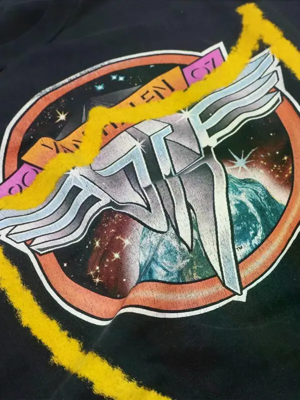 HTC LOS ANGELES Graphic-print Reworked T-shirt