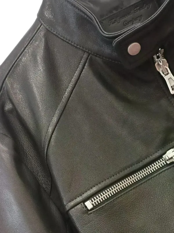 HTC LOS ANGELES Too Fast For Cops Leather Biker Jacket