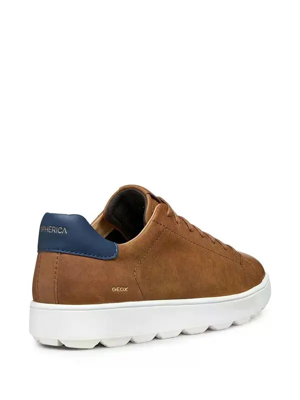 Geox Spherica Ecub-1 B Leather Sneakers