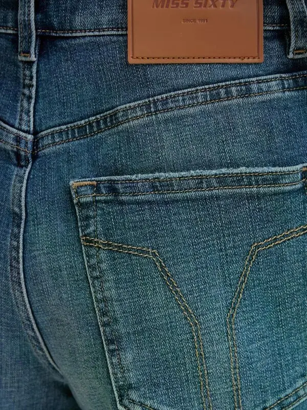 Miss Sixty Faded Straight-leg Jeans