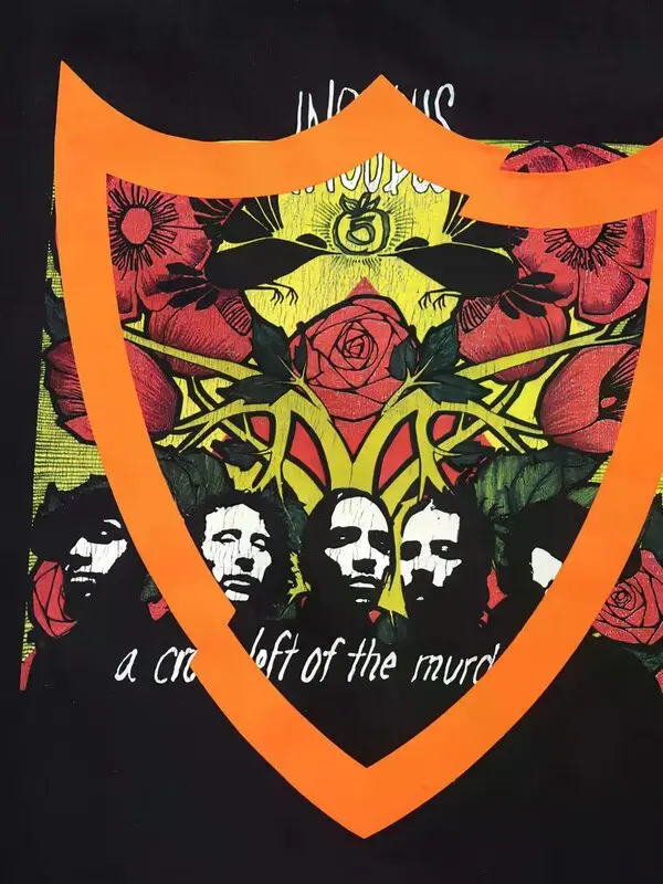 HTC LOS ANGELES Incubus Print T-shirt - Black