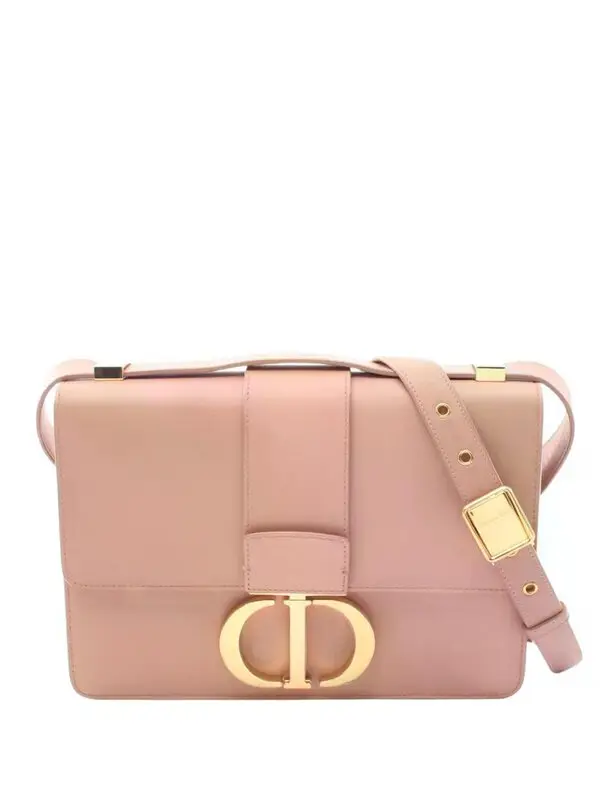 Dior 30 Montaigne Flap Bag Satchel - Pink