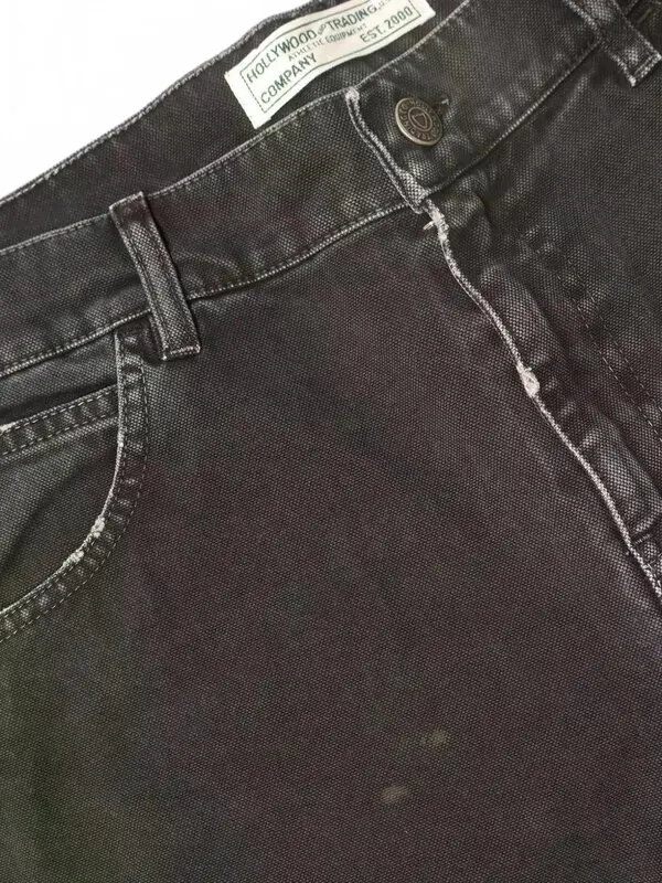 HTC LOS ANGELES Stonewashed Panelled Jeans