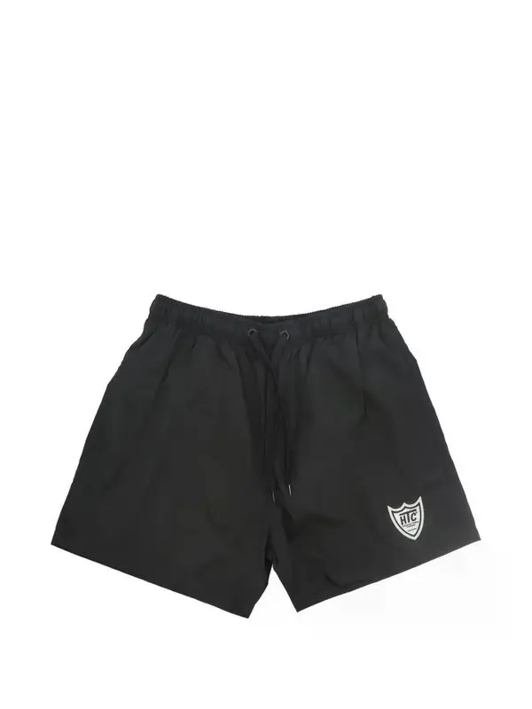 HTC LOS ANGELES Logo-patch Drawstring Swim Shorts