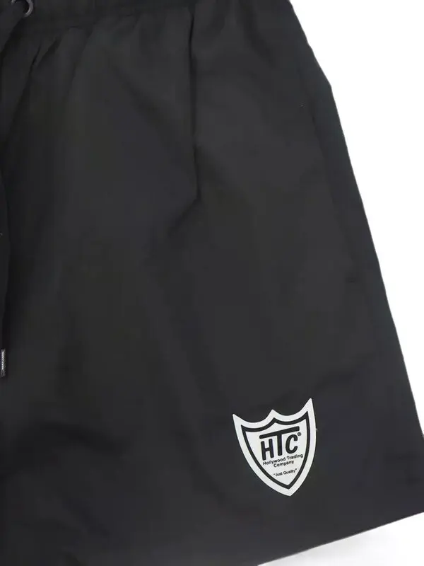 HTC LOS ANGELES Logo-patch Drawstring Swim Shorts