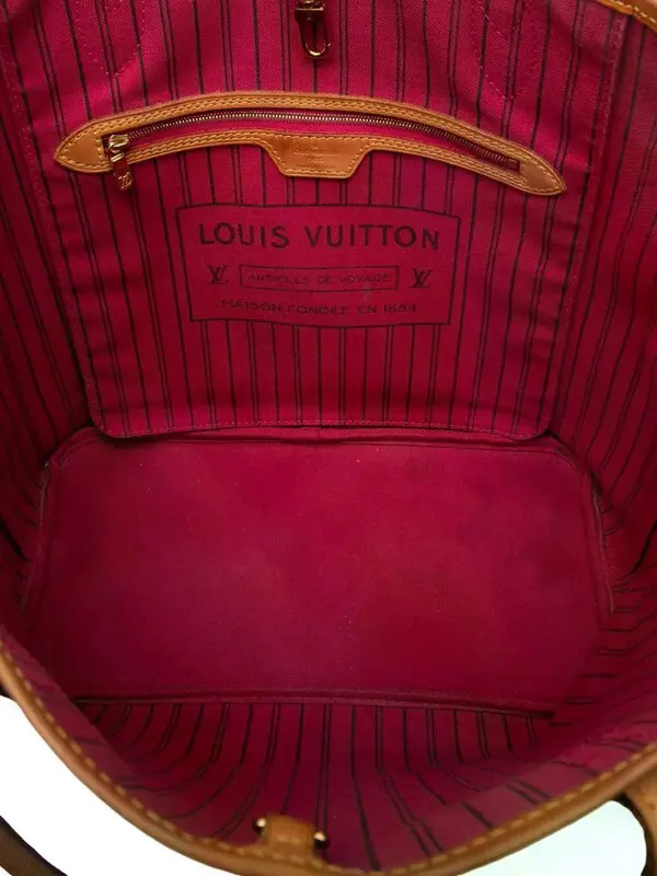 LOUIS VUITTON 2016 Monogram Neverfull Mm Tote Bag