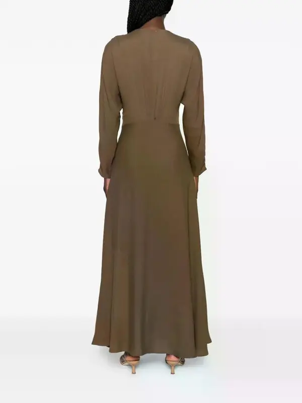 FORTE_FORTE V-neck Maxi Dress