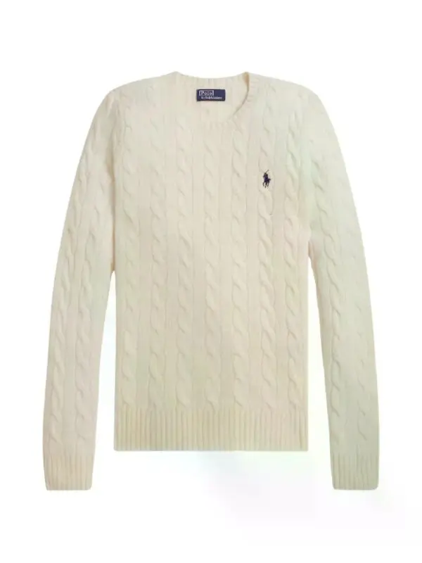 Polo Ralph Lauren Cable-knit Logo-embroidered Sweater
