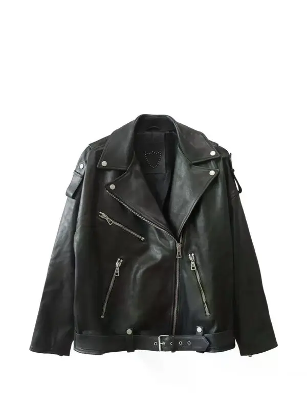 HTC LOS ANGELES Janis Belted Leather Jacket