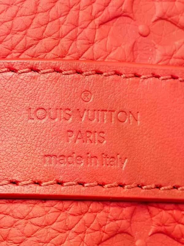 LOUIS VUITTON Keepall Bandoulière 50 Monogram Bag - Red