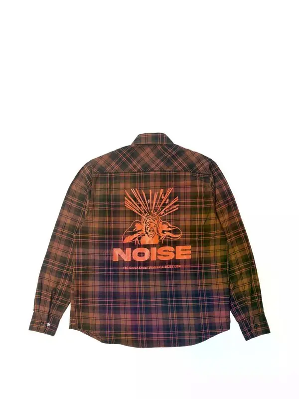 HTC LOS ANGELES Graphic-print Checked Shirt