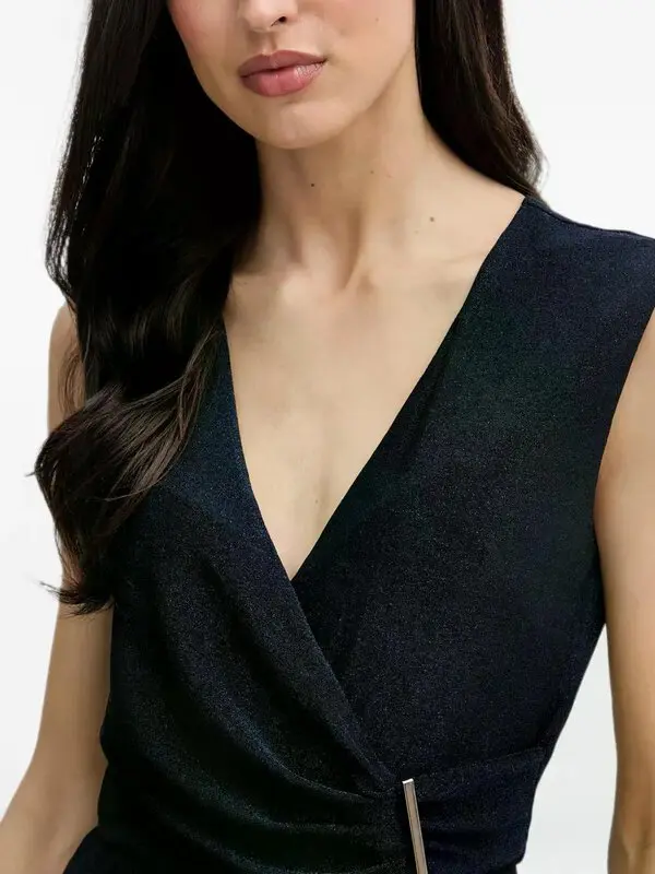 GAUDI Pleated Wrap-design Jumpsuit