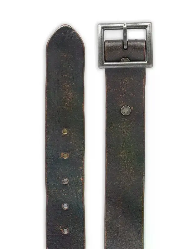 HTC LOS ANGELES Calico Leather Belt
