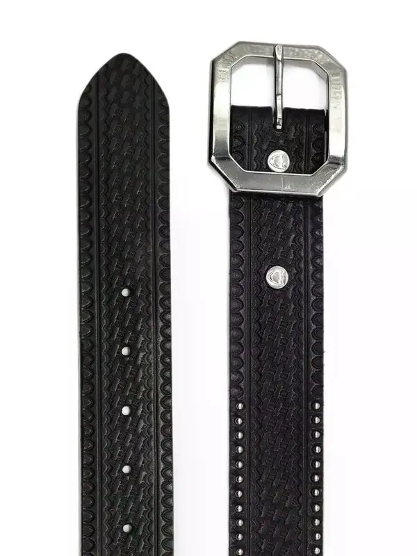 HTC LOS ANGELES Mulholland Studded Leather Belt