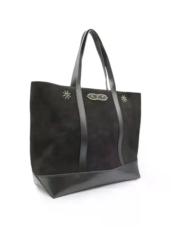 HTC LOS ANGELES Large Dusty Moustache Suede Shoulder Bag