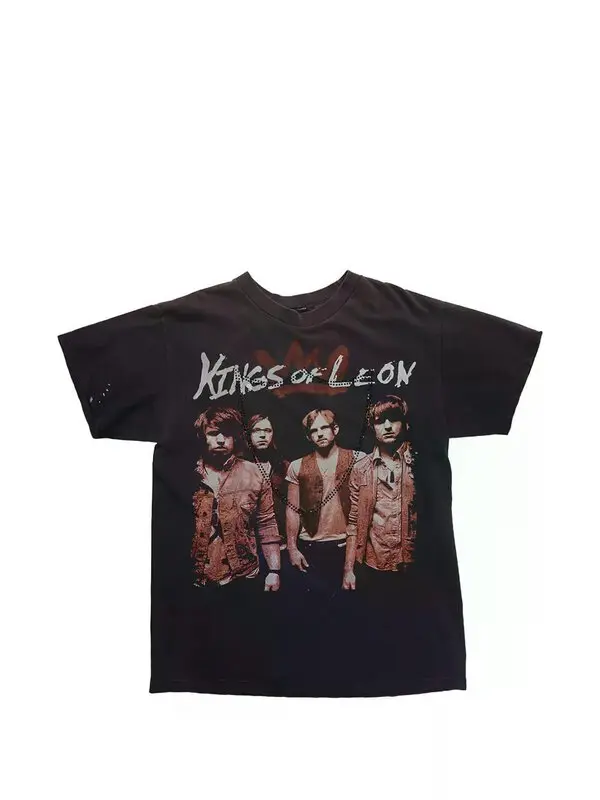 HTC LOS ANGELES Studded Graphic-print T-shirt